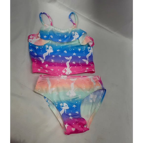 Bobbie Brooks | Swim | New Bobbie Brooks Pastel Mermaids Shells Star ...